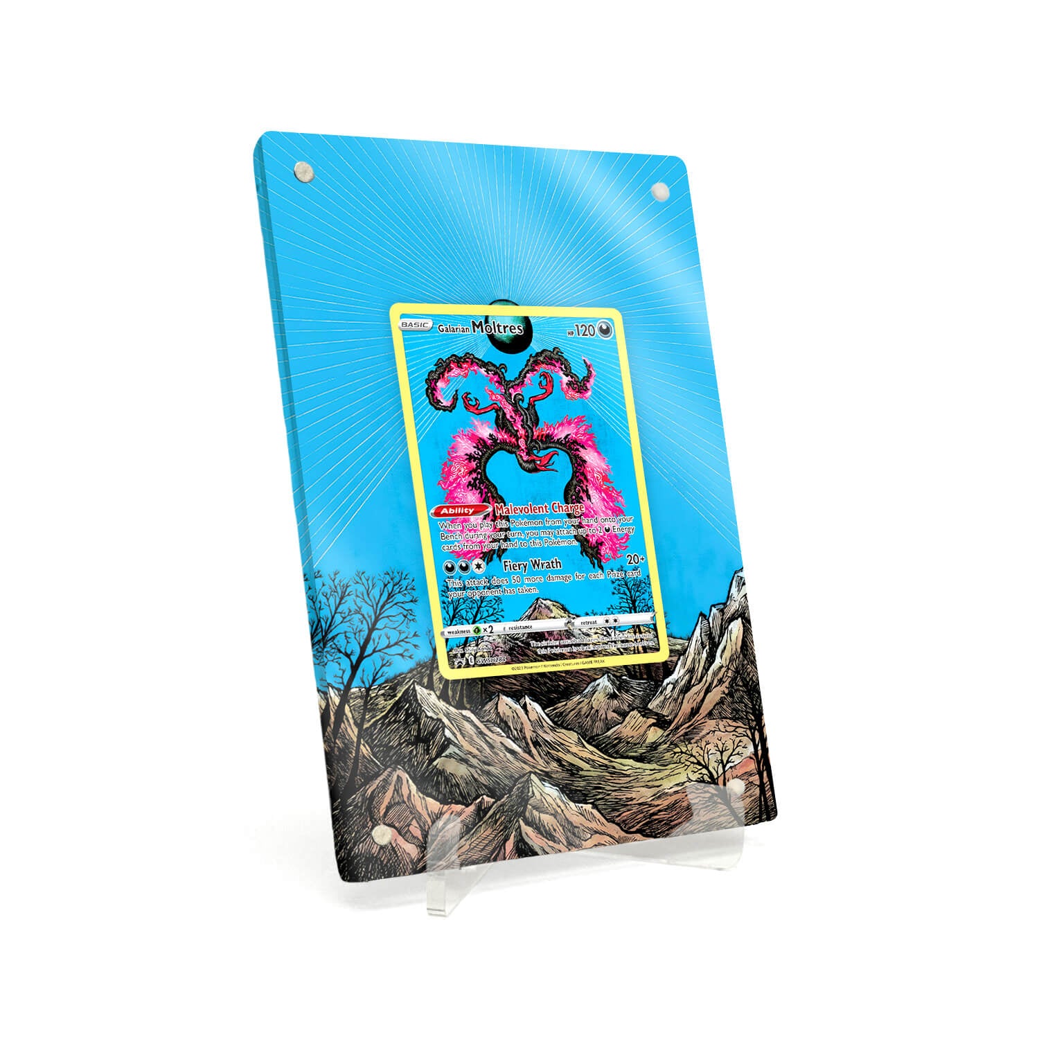 Extended Artwork passend für Pokemon Galarian Moltres Sword & Shield ...