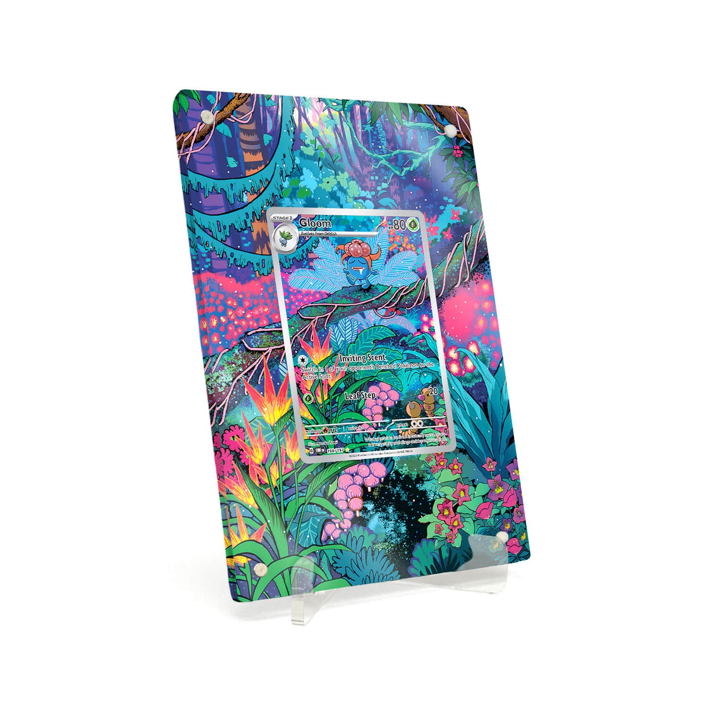 Extended Artwork passend für Pokemon Gloom Obsidian Flames (OBF) #198 ...