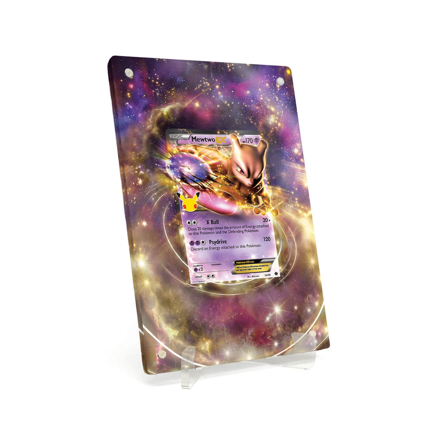 Extended Artwork passend für Pokemon Mewtwo-EX Celebrations (CEL) #54 ...