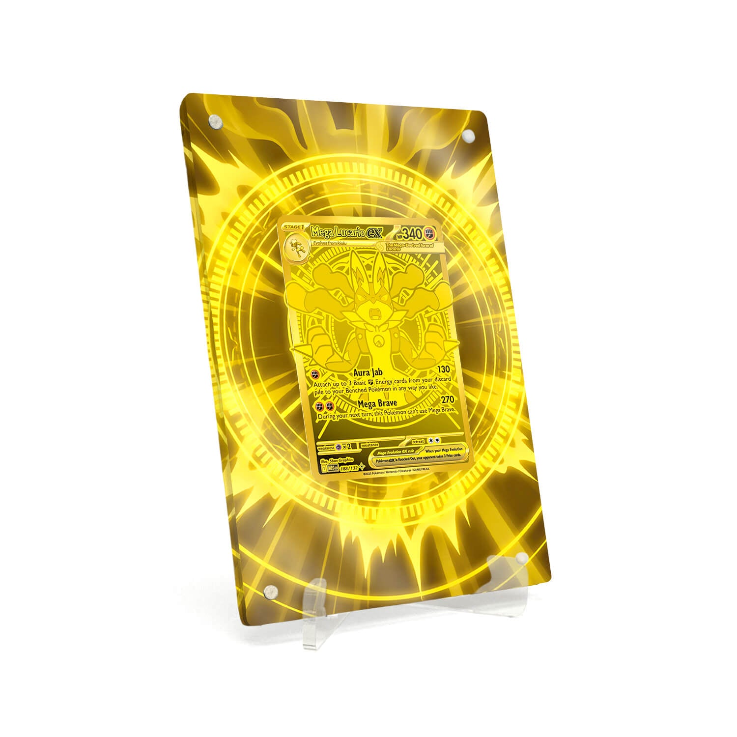 Extended Artwork passend für Pokemon Mega Lucario ex Mega Evolution ...