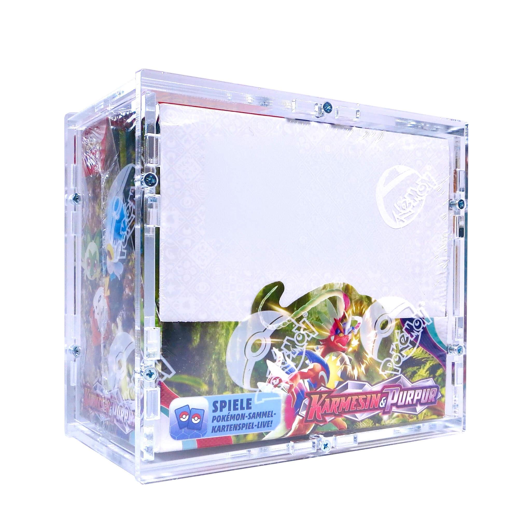 Acrylic case for Pokemon 36 booster box (display) modern and vintage ...